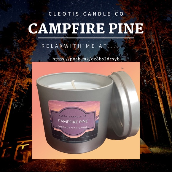 Cleotis Candle Co | Accents | Campfire Pine | Poshmark